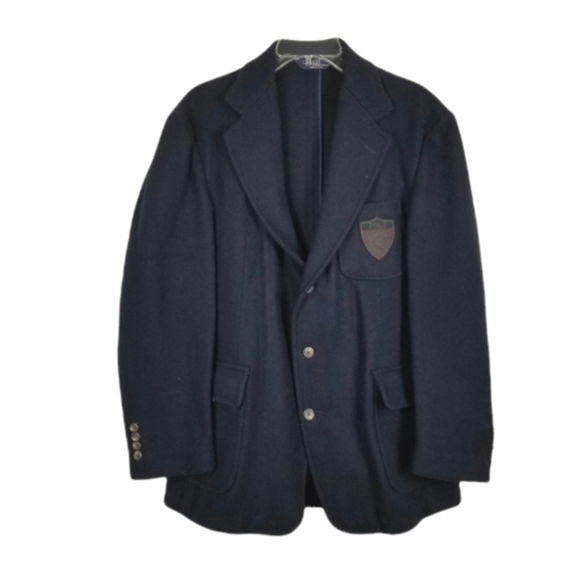 Polo Ralph Lauren | Suits & Blazers | Polo Ralph Lauren Usa Vintage 8s Ivy League Wool Crest ...